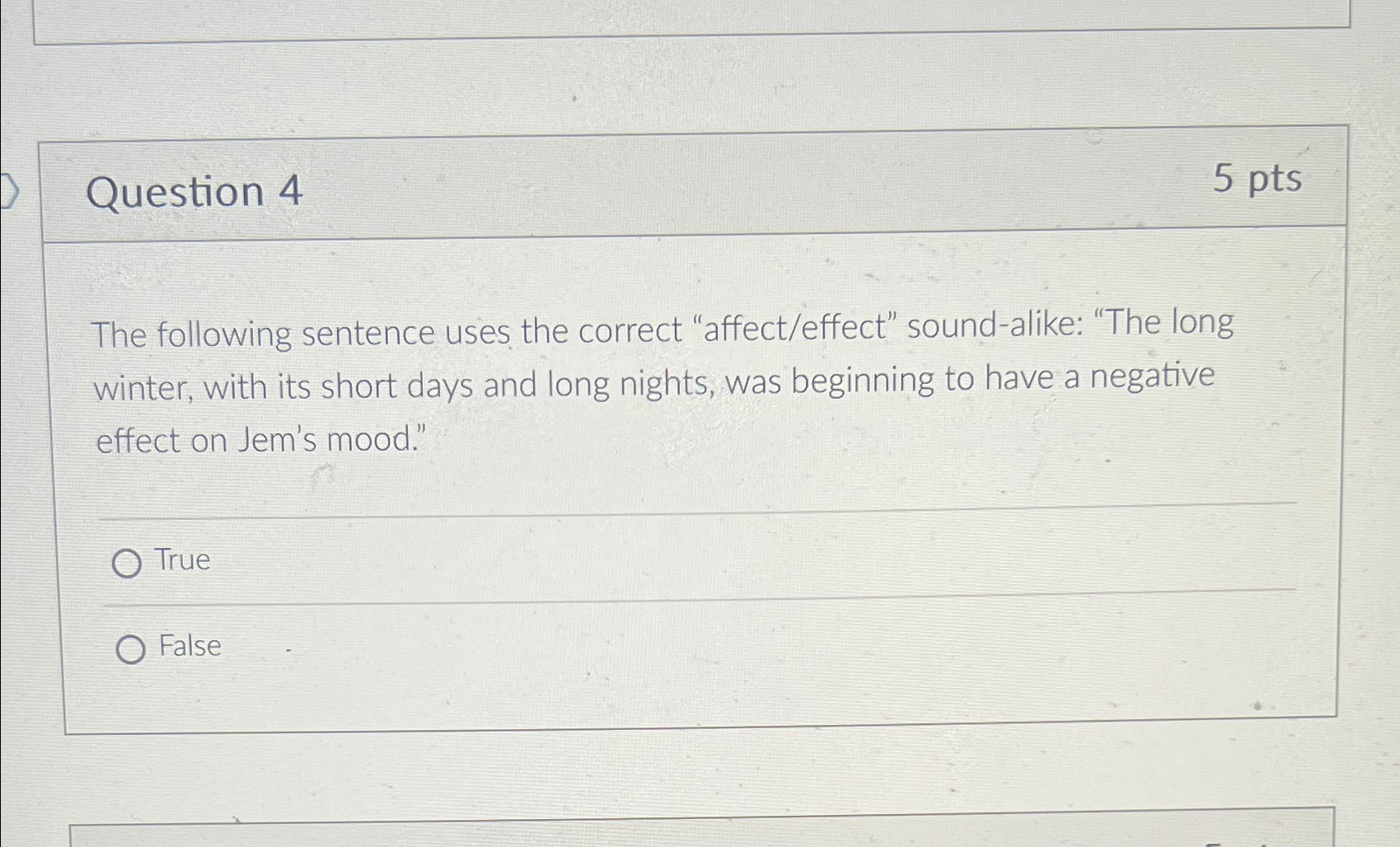 Solved Question 45 ﻿ptsThe following sentence uses the | Chegg.com