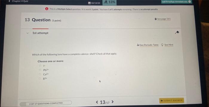Solved Which of the following ions haye a cemplete | Chegg.com Solved Which of the following ions haye a cemplete | Chegg.com