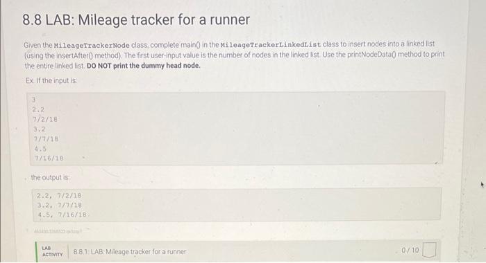 Solved Java// please complete the code for both files. I | Chegg.com