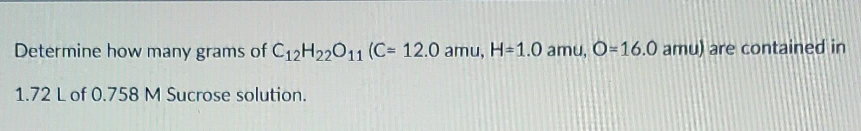 Solved Determine how many grams of | Chegg.com
