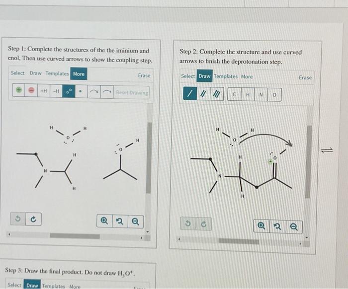 Solved Complete the mechanism for the given Mannich reaction | Chegg.com