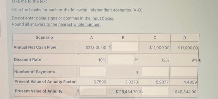 Solved Fill in the blanks for each of the following | Chegg.com