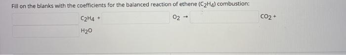 Solved Fill on the blanks with the coefficients for the | Chegg.com