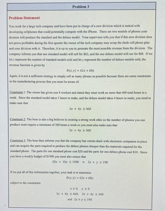 i included problem 3 for this. I just need problem 4 | Chegg.com