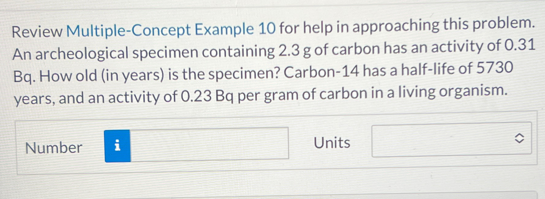 Solved Review Multiple-Concept Example 10 ﻿for help in | Chegg.com