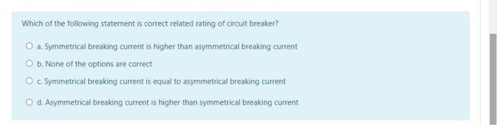 Solved Which of the following statement is correct related | Chegg.com