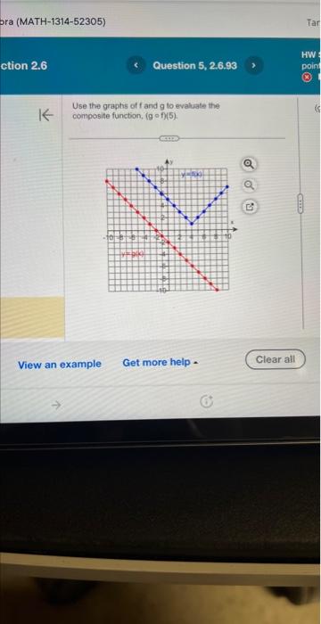 Solved Use the graptis of f and g to evaluate the composite | Chegg.com