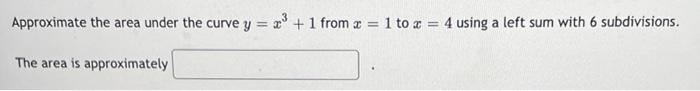 Solved Approximate the area under the curve y = x2 from x = | Chegg.com
