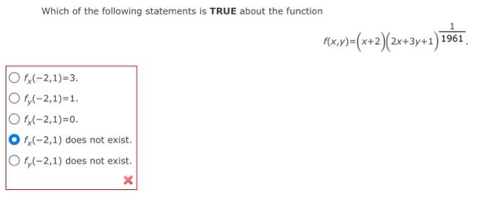 Solved Which of the following statements is TRUE about the | Chegg.com