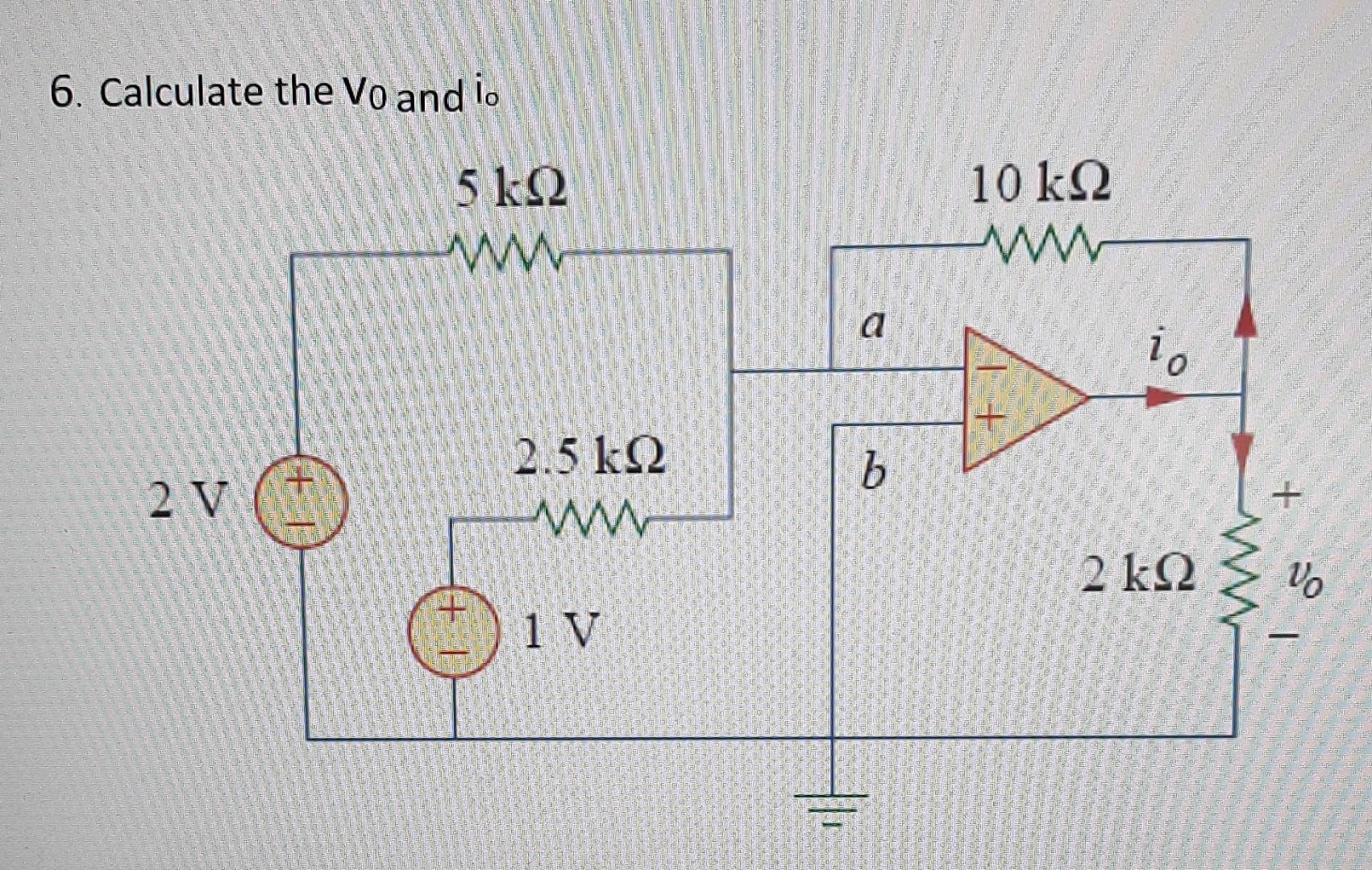 Solved 6. Calculate the V0 and i0 | Chegg.com