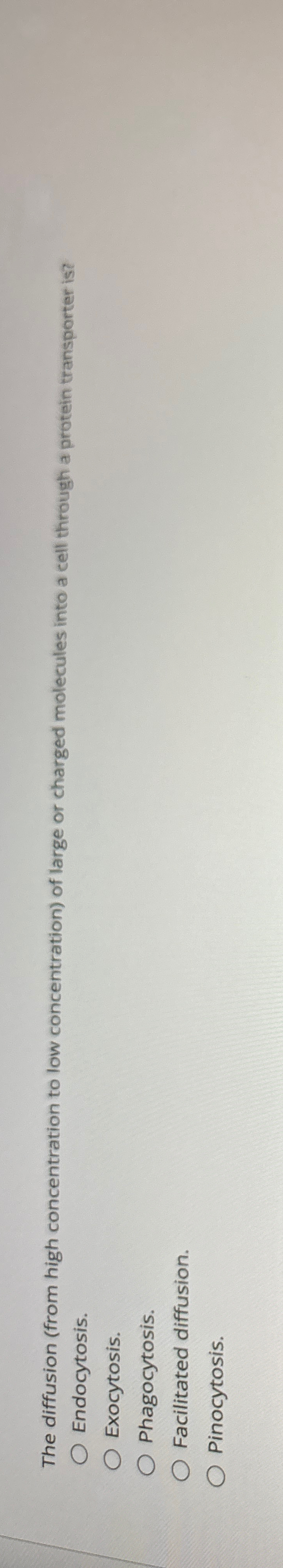 Solved The diffusion (from high concentration to low | Chegg.com