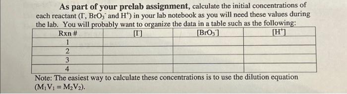 Solved As part of your prelab assignment, calculate the | Chegg.com
