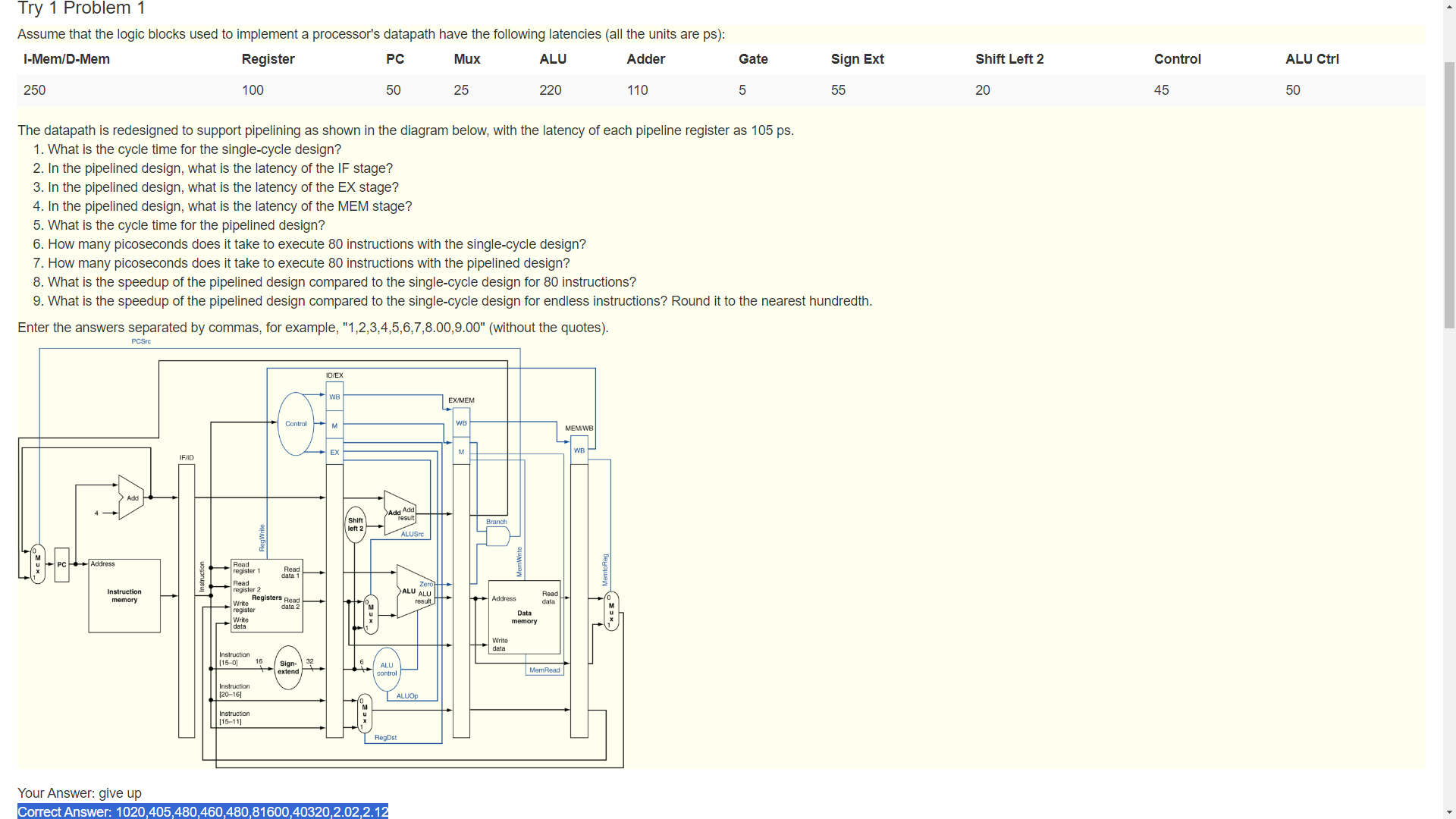 Solved Assume That The Logic Blocks Used To Implement A