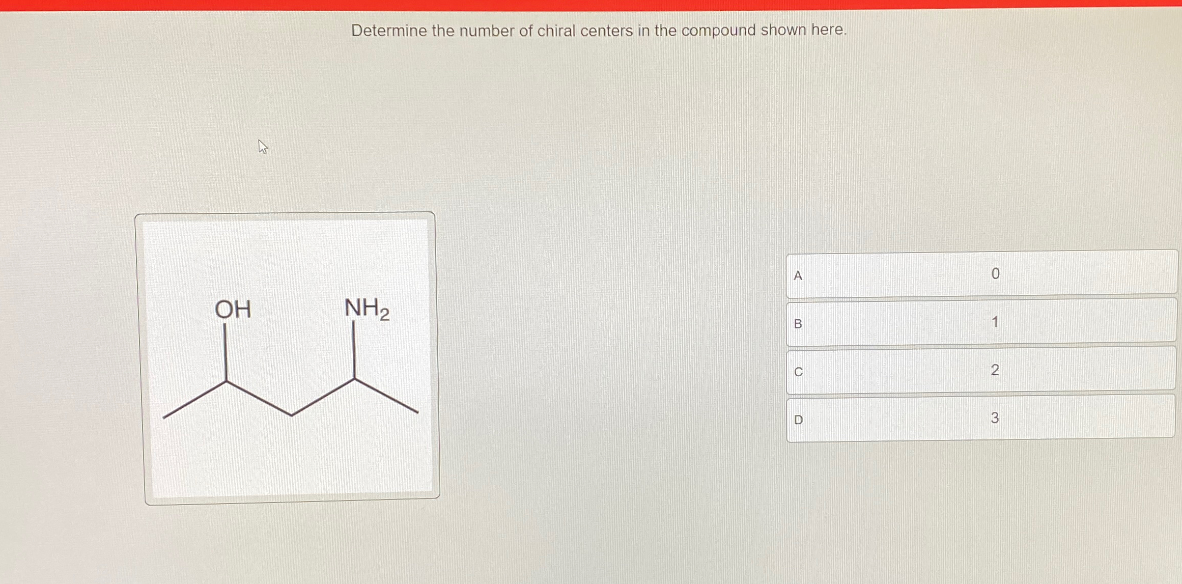Solved Determine the number of chiral centers in the | Chegg.com
