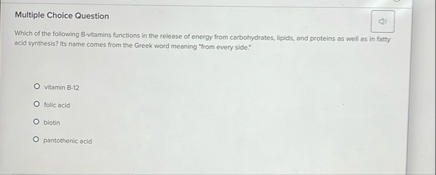 Solved Multiple Cholce QuestionWhich of the folowing B | Chegg.com