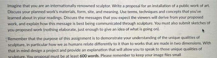 Imagine that you are an internationally renowned | Chegg.com