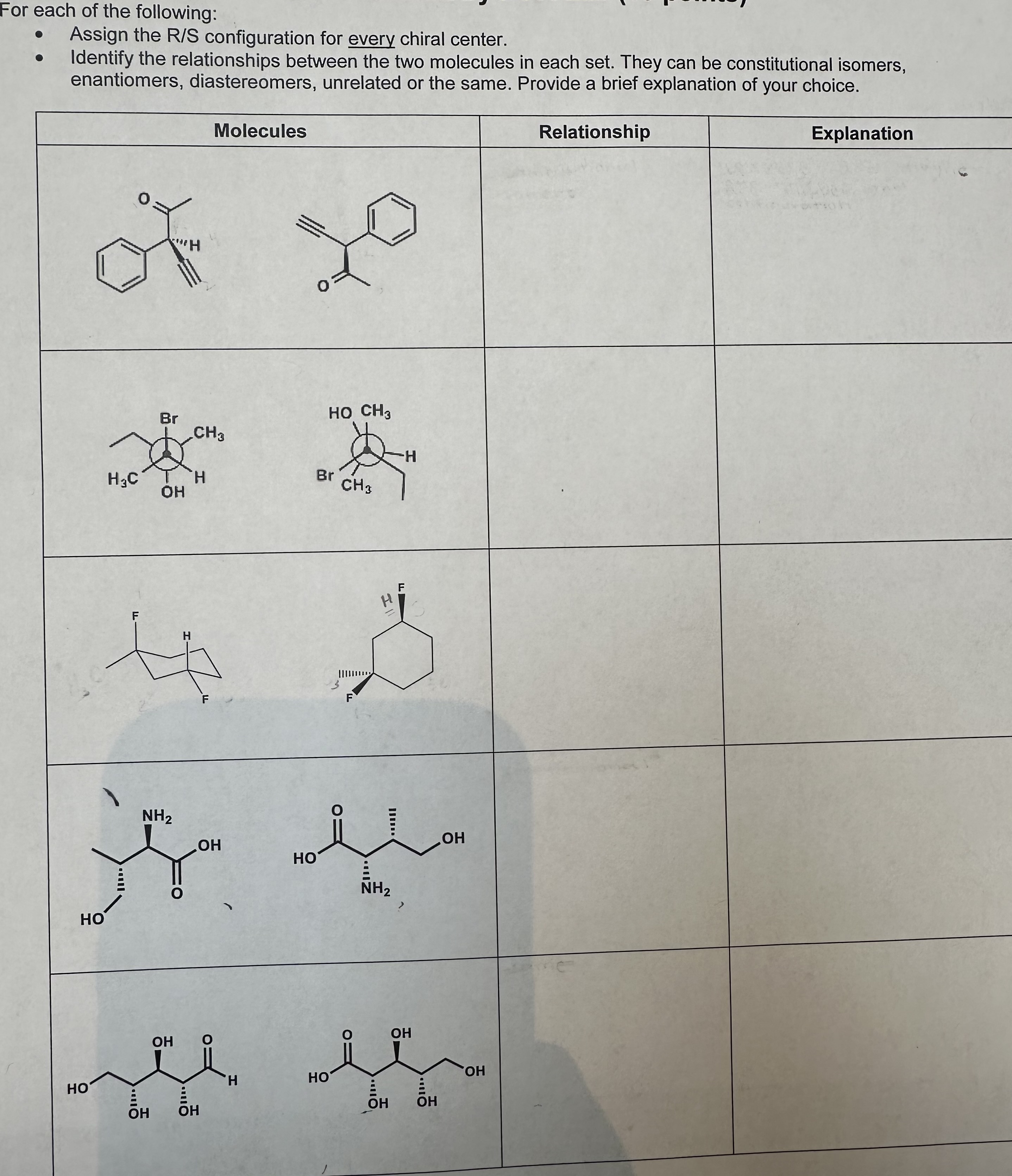 Solved assign r/s configuration for every chiral center. | Chegg.com