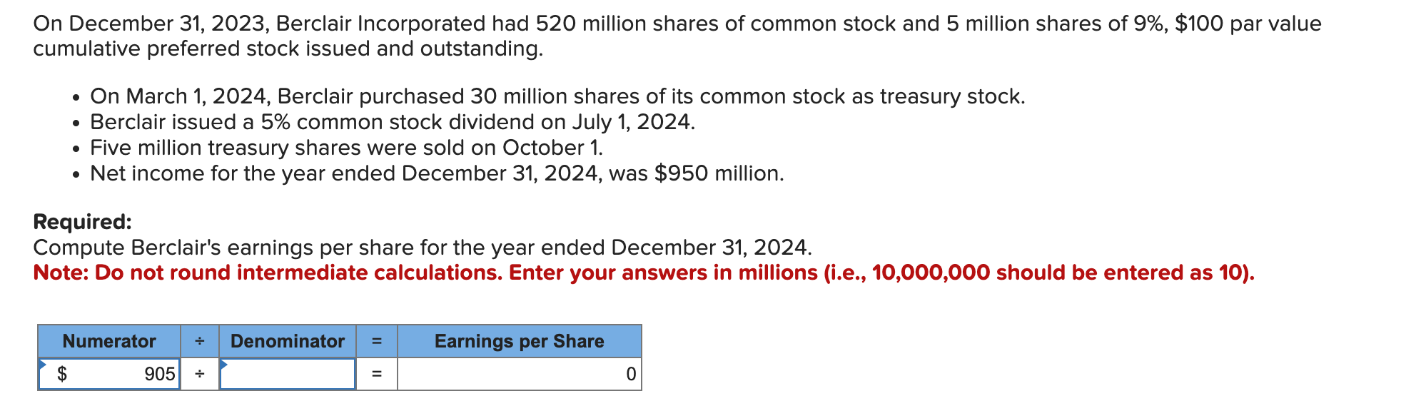 Solved On December 31, 2023, Berclair Incorporated had 520 | Chegg.com Solved On December 31, 2023, Berclair Incorporated had 520 | Chegg.com