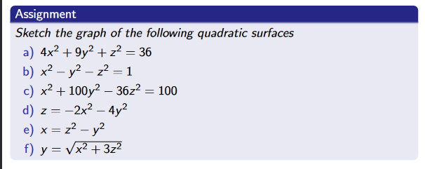Solved AssignmentSketch the graph of the following quadratic | Chegg.com