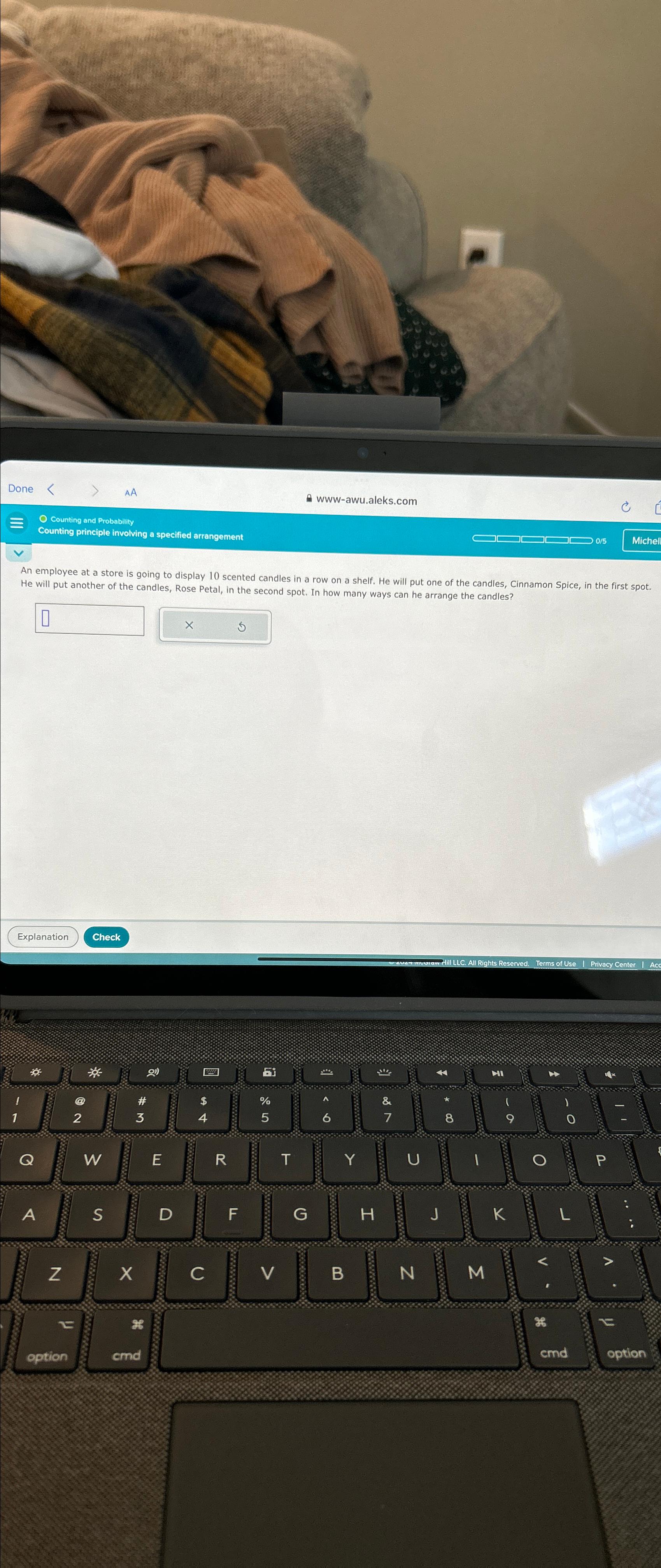 Solved an employee at a store is | Chegg.com