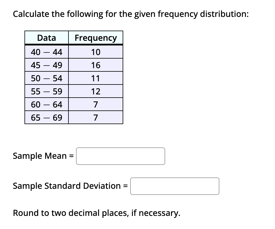 Solved Calculate the following for the given frequency | Chegg.com