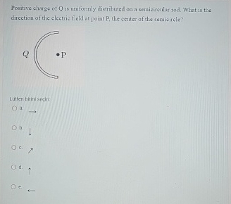 Solved Positive charge of Q ﻿is uniformly distributed on a | Chegg.com