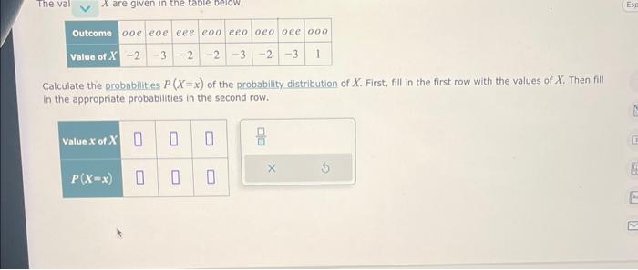 Solved An number cube (a fair die) is rolled 3 times. For | Chegg.com