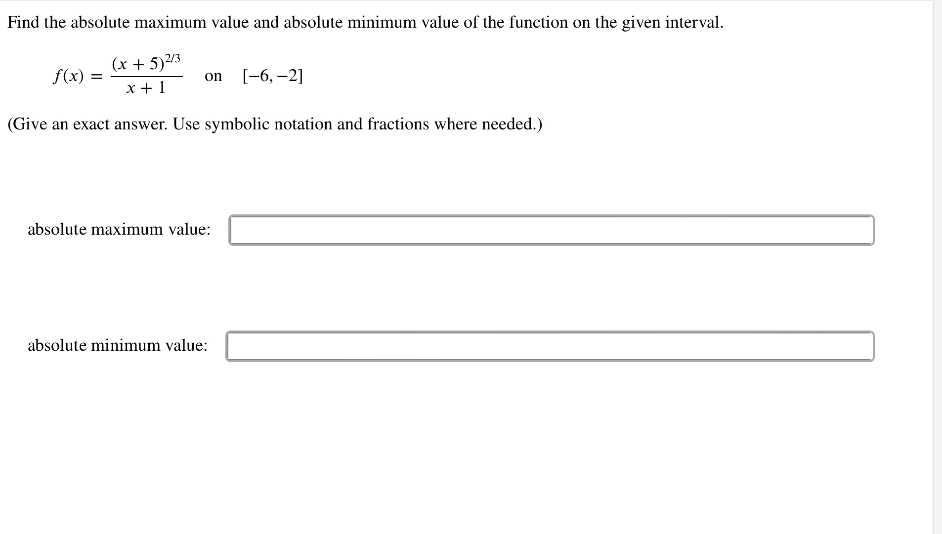 Find the absolute maximum value and absolute minimum | Chegg.com