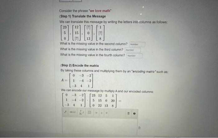 Solved Coded messages have been used for centuries. Breaking | Chegg.com
