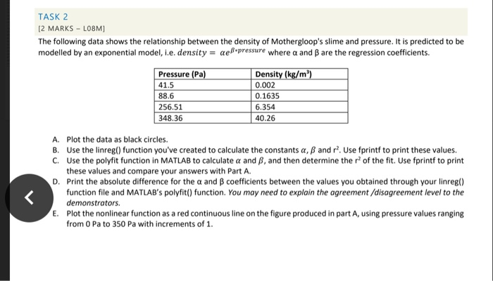 matlab linreg function function [a0,a1,r2] = | Chegg.com