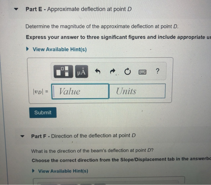 Solved Learning Goal: To determine the deflection and slope | Chegg.com