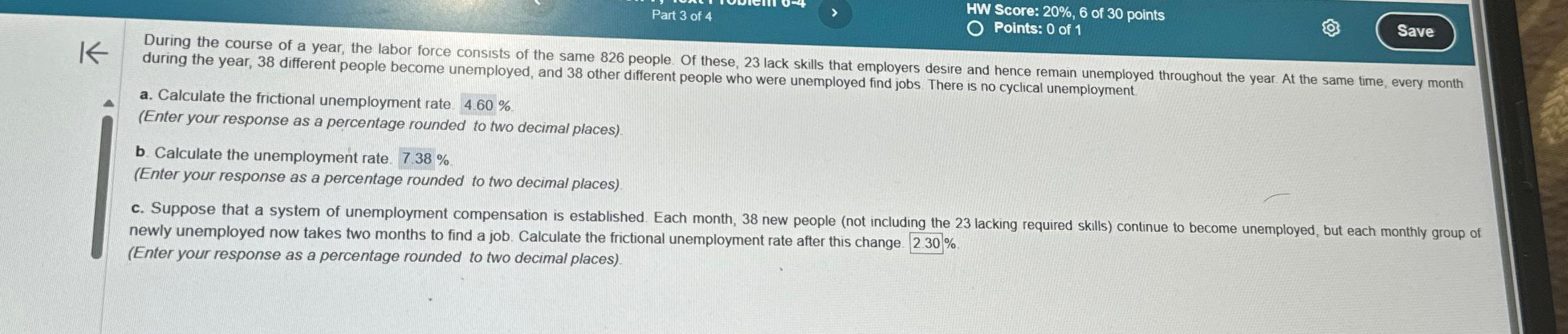 Solved Part 3 ﻿of 4HW Score: 20%,6 ﻿of 30 ﻿pointsPoints: 0 | Chegg.com