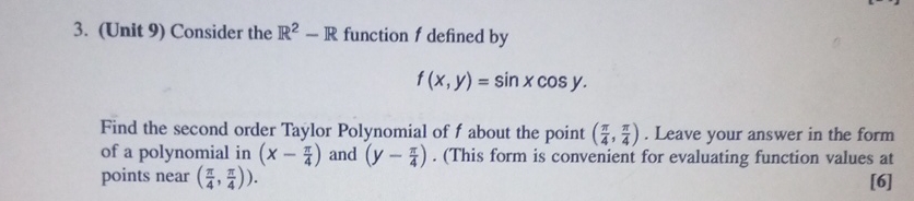 Solved (Unit 9) ﻿Consider the R2-R ﻿function f ﻿defined | Chegg.com