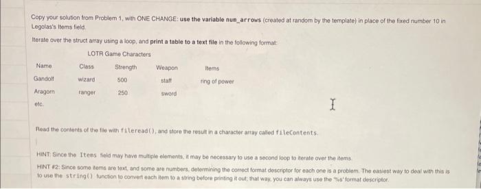 Solved I already copied the solution from problem 1 into the | Chegg.com