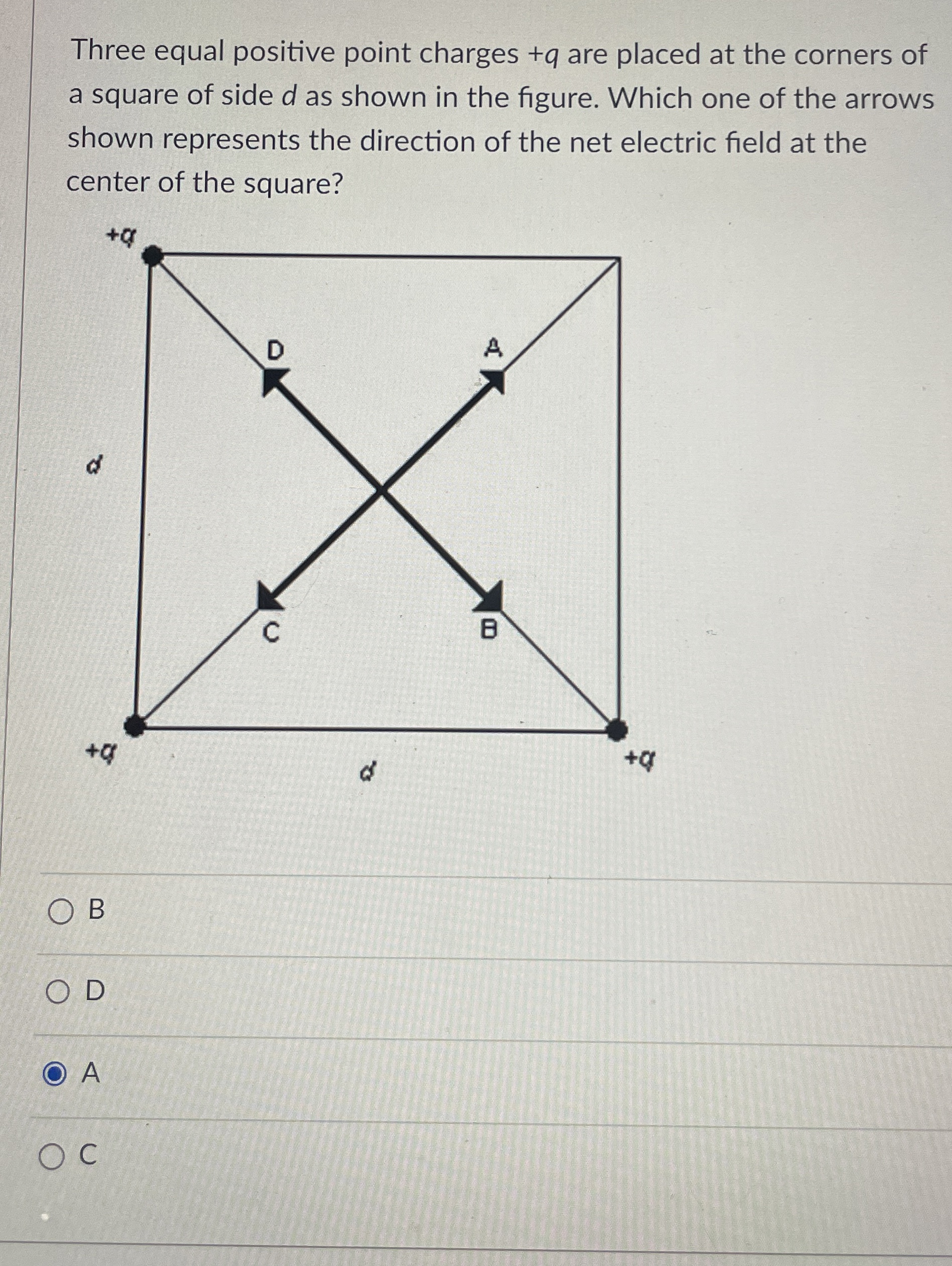 Solved Three equal positive point charges +q ﻿are placed at | Chegg.com