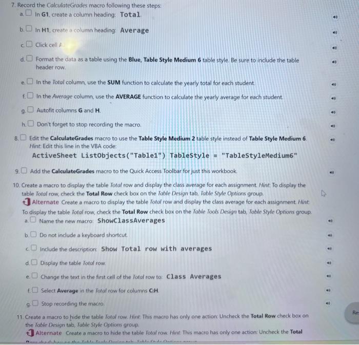 - Customizing the Quick Access Toolbar for the | Chegg.com