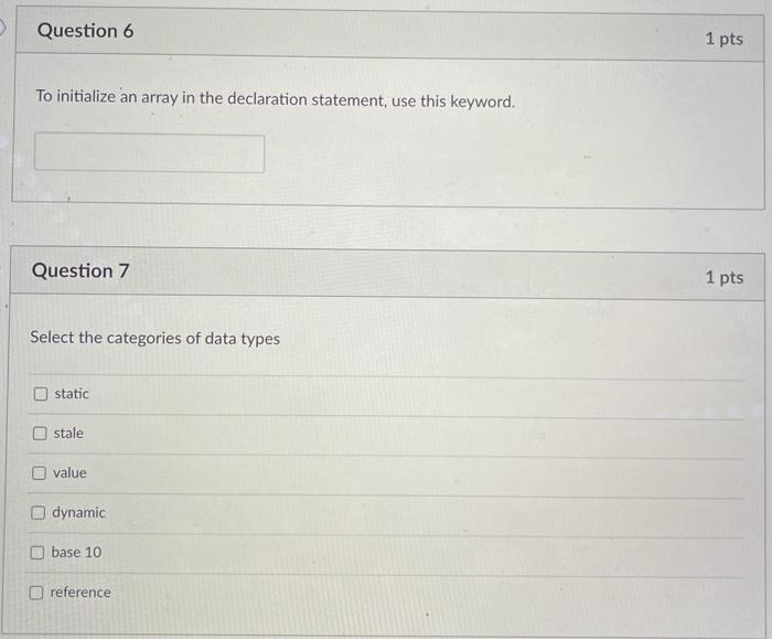 Solved The last element in an array can be accessed with | Chegg.com