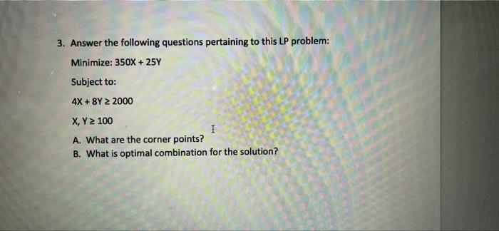 Solved 3. Answer the following questions pertaining to this | Chegg.com