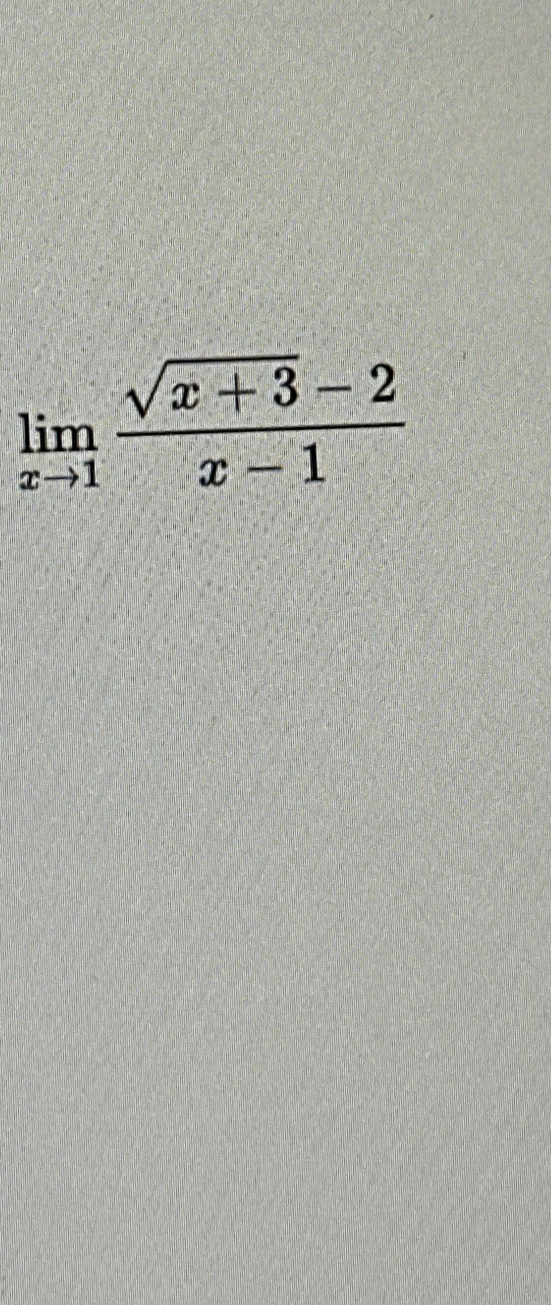 Solved limx→1x+32-2x-1 | Chegg.com
