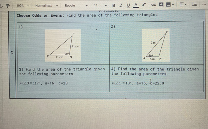 Solved 100% Normal text - Roboto , 11 . BI VA + - 1 .. | Chegg.com