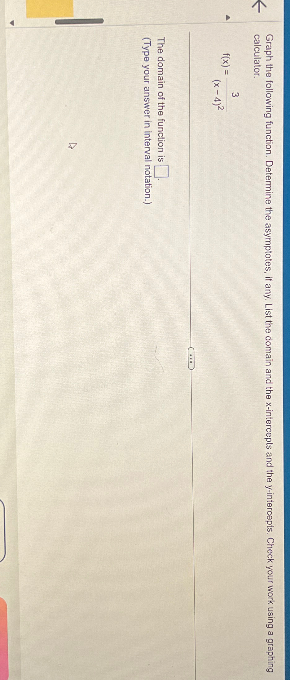 Solved Graph the following function. Determine the | Chegg.com