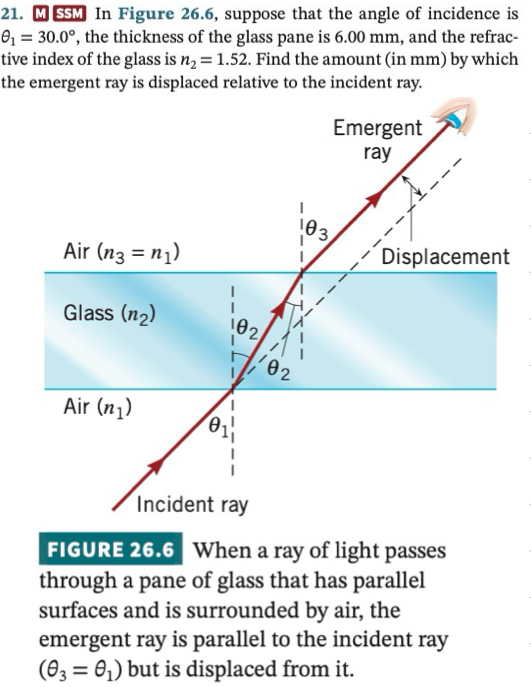 Solved Correct answer is 1.19mm. ﻿Please show me how to do | Chegg.com