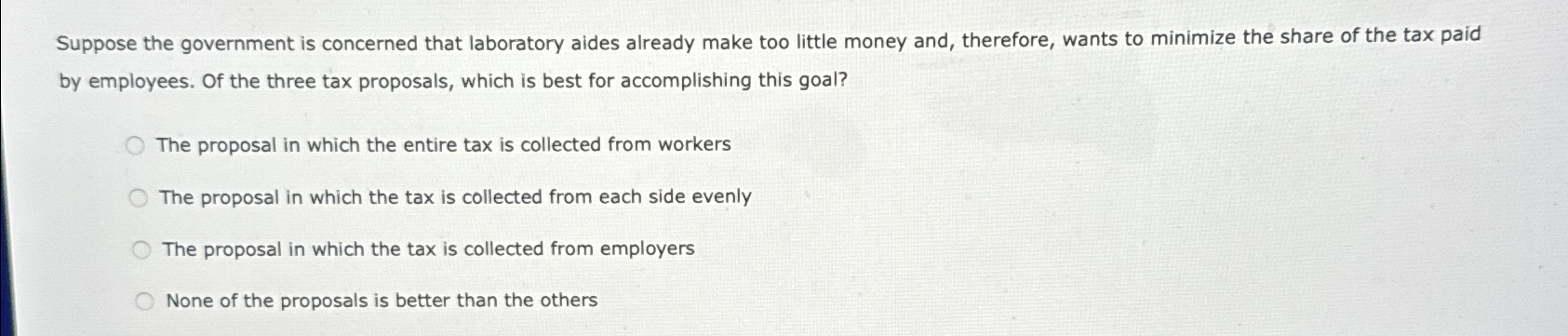 Solved Suppose the government is concerned that laboratory | Chegg.com