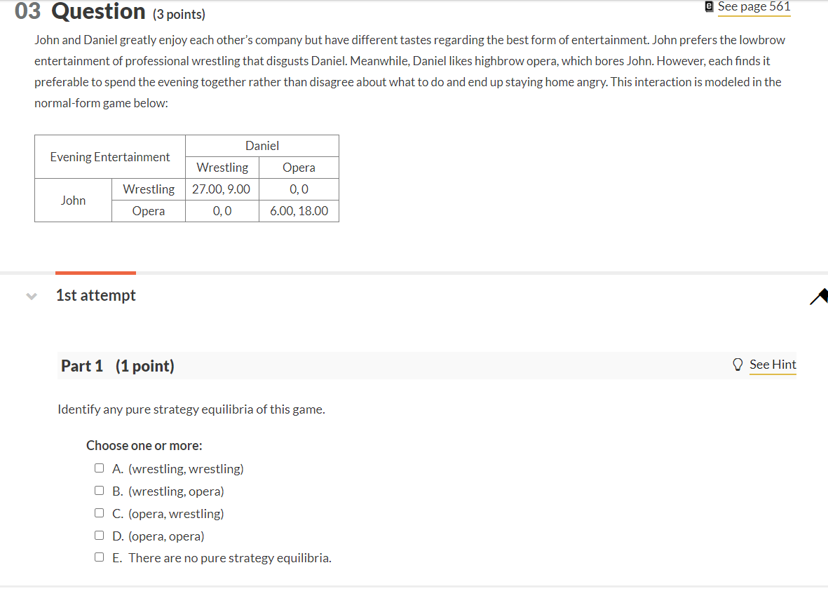 Find the mixed strategy Nash equilibrium of this | Chegg.com