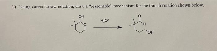 Solved Using curved arrow notation, draw a reasonable | Chegg.com
