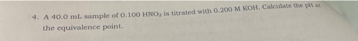 Solved Calculate the pH of a buffer solution that is 0.200M | Chegg.com