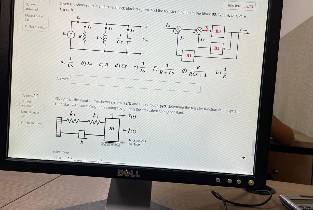 Solved Given the shown circuit and its feedback block | Chegg.com