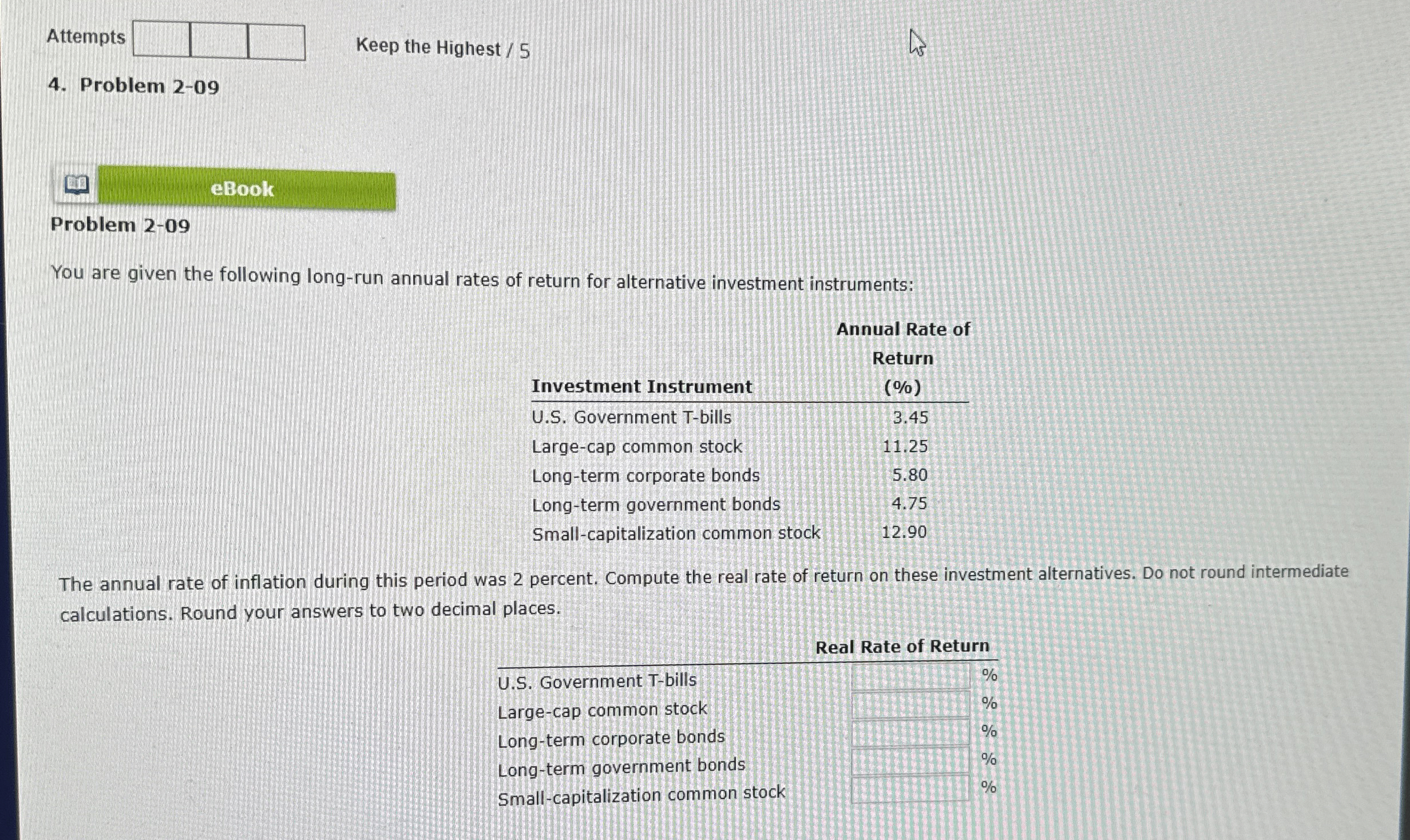 Solved Attempts ﻿Keep the Highest / 54. ﻿Problem | Chegg.com