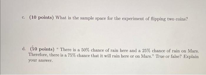 Solved (40 points) Consider the following short questions. | Chegg.com