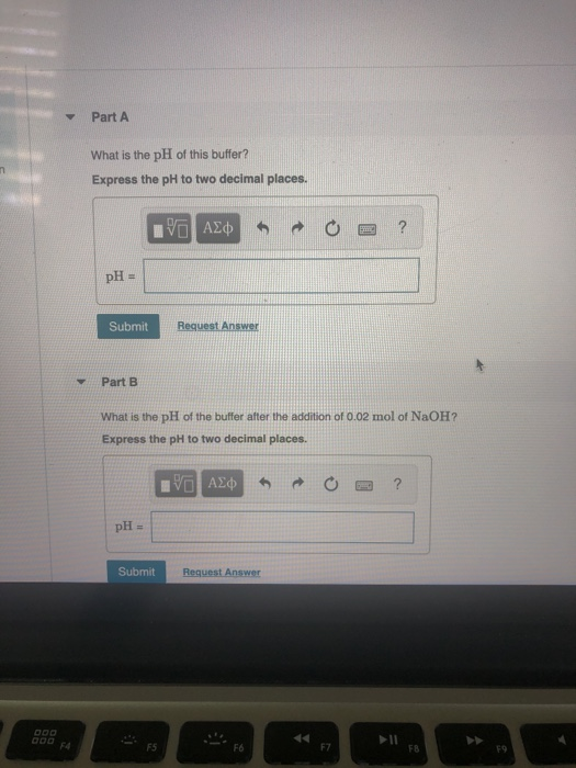 Solved a buffer contains 0.13 mol of propionic acid and 0.30 | Chegg.com